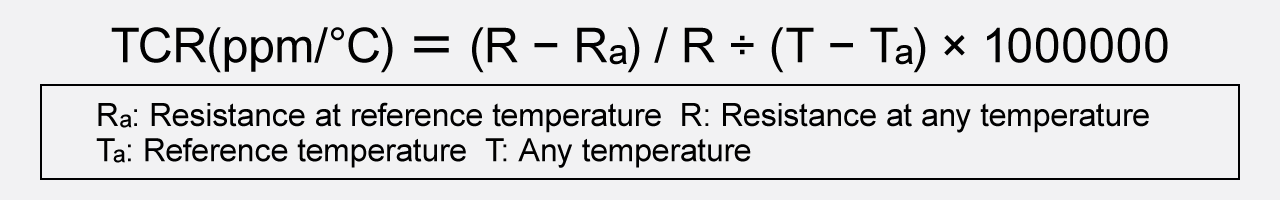 Temperature coefficient | Terms | Matsusada Precision